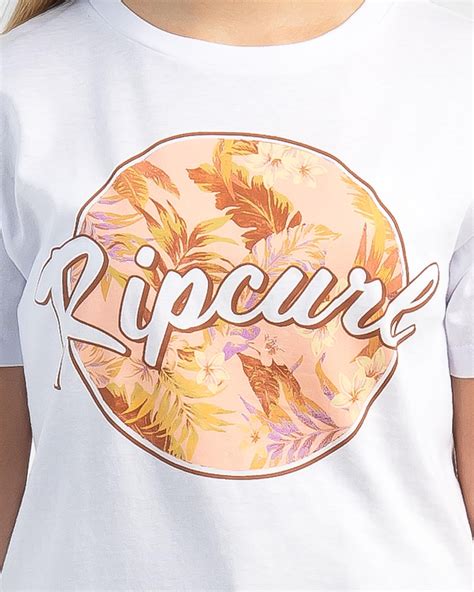 Rip Curl Girls Wave Dreamer T Shirt In White Free Shipping And Easy