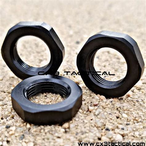 Jam Nut Washer For 308 300 762 Muzzle Brake Compensator 3 Pack Jam Nut 58 24 Cx3tactical™