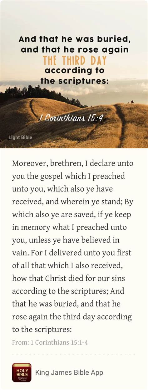 And That He Was Buried And That He Rose Again The Third Day According