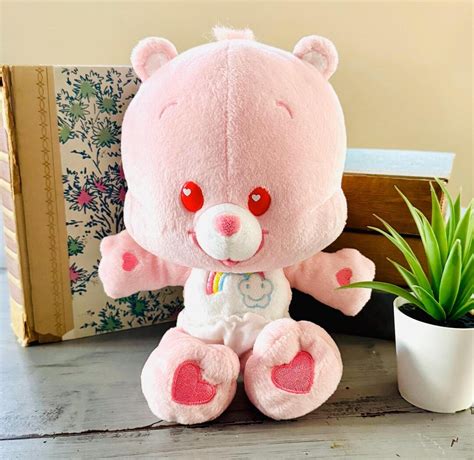 Vintage 2000s Cheer Bear Care Bear Cub Plush Retro Care Bear Cub