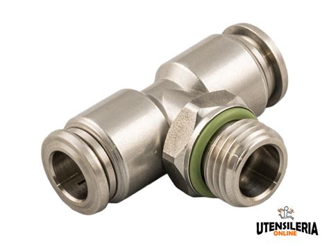 Raccordi A T Orientabili Maschio Cilindrici Inox 316l Aignep 60215x 6
