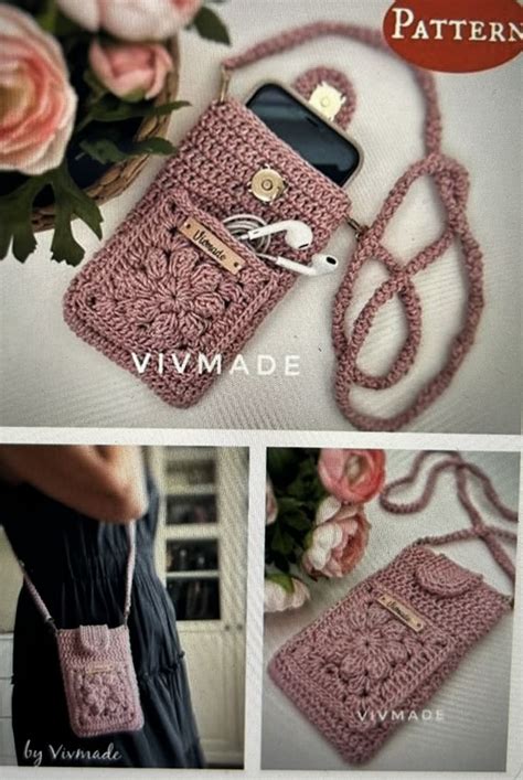 Pin On Sewing In 2024 Phone Bag Crochet Crochet Mobile Crochet Bag