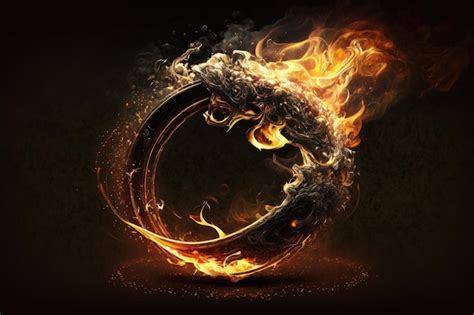 Premium Ai Image Ring Fire Effect By Fume Fx