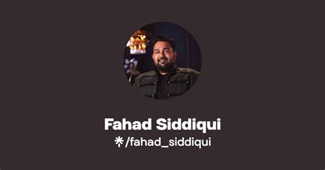 Fahad Siddiqui Instagram Tiktok Linktree