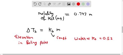 SOLVED Calculate The Boiling Point Of The Solution Express Your Answer Using Three Decimal Places