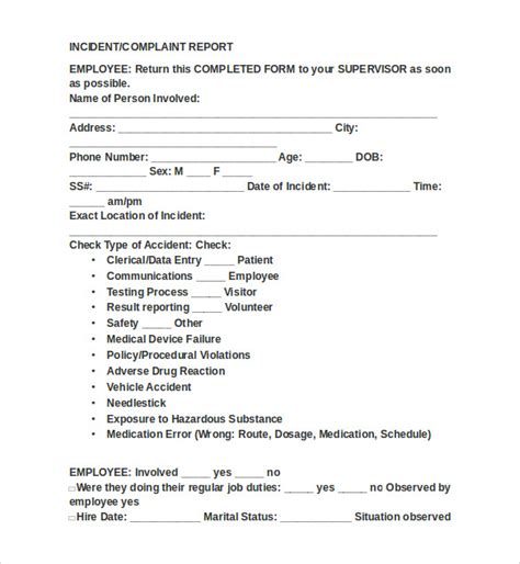 Free 7 Osha 300 Forms In Pdf Ms Word