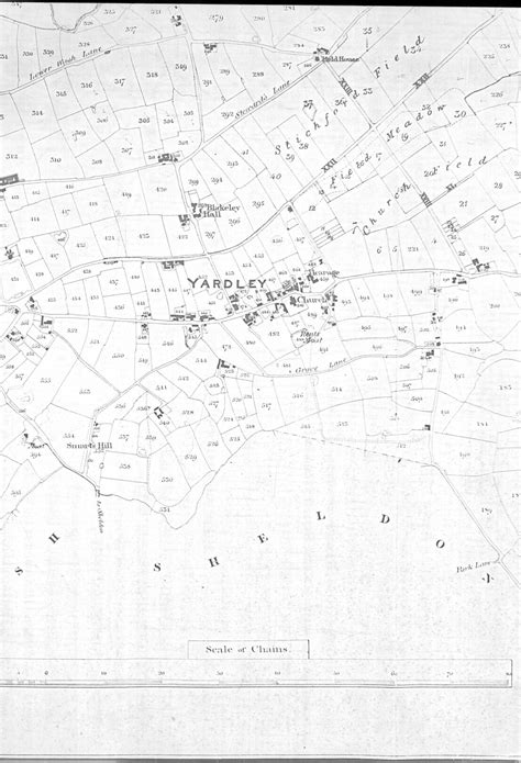 The Tithe Map Of Yardley Parish 1843 Acocks Green History Society
