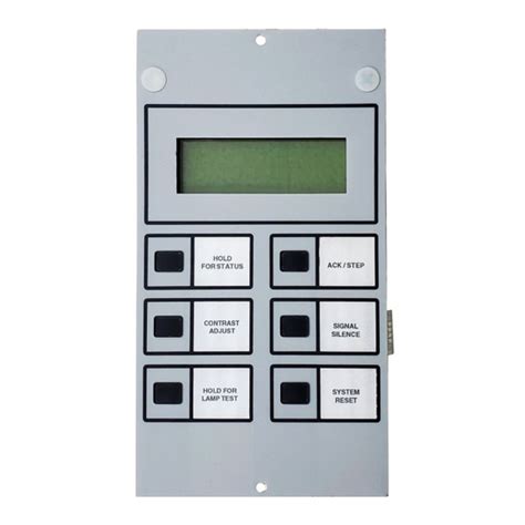 Notifier Lcd 80 Installation Manual Pdf Download Manualslib