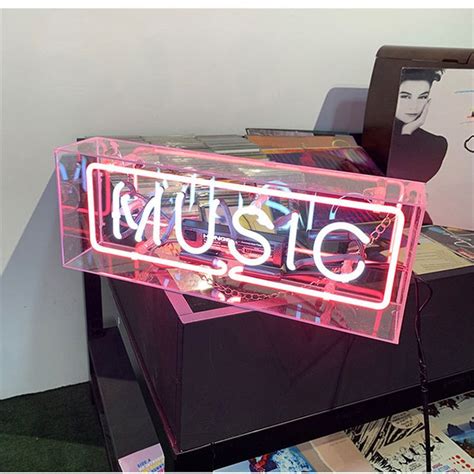 Iconic Sign Neon Signs Tube Lamp Handcrafted Custom Design Neon Bulb B