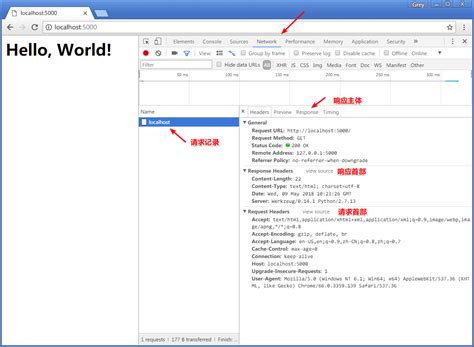从请求 响应循环探索flask的基本工作方式 李辉