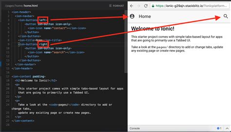 Ionic Align Icons In Ionic Header Stack Overflow
