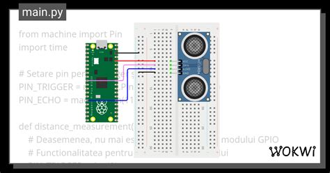 Diana Senzor Distanta Wokwi ESP32 STM32 Arduino Simulator