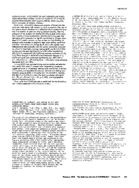Pdf Circumferential Segmental Wall Motion Of The Left Ventricle Estimated From Phased Array