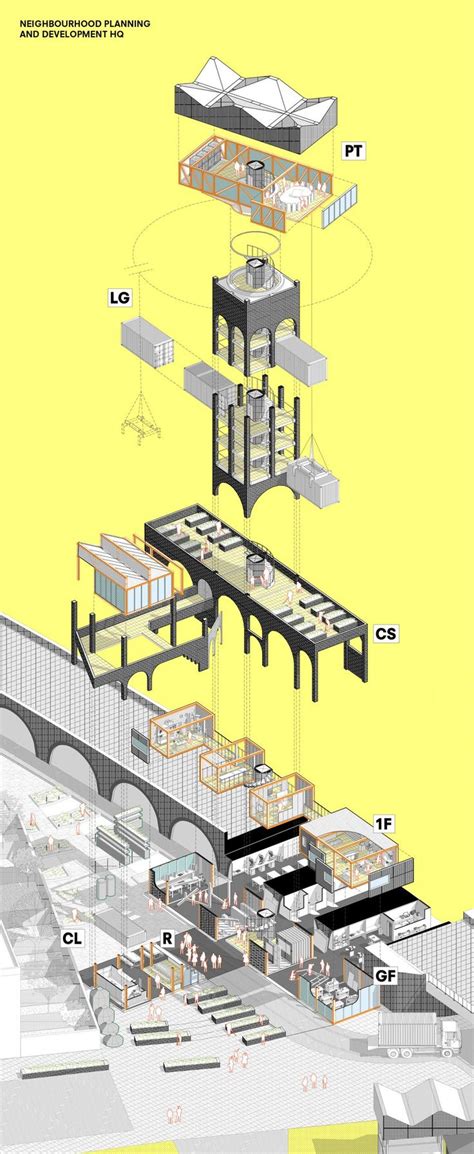 216 Best Exploded Axonometric Architectural Drawing Images On Pinterest Architecture Diagrams