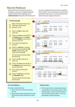 EXCEL VLOOKUP AND HLOOKUP LECTURE NOTES ALL EXCEL VLOOKUP NOTES PDF PDF