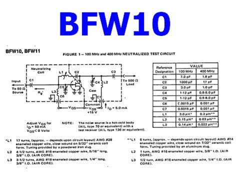 Pdf Bfw10 Components Pdf Bfw10 Components