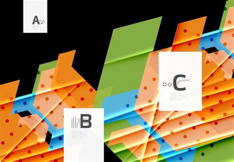 Premium Vector Color Triangles Background Modern Geometric Abstract