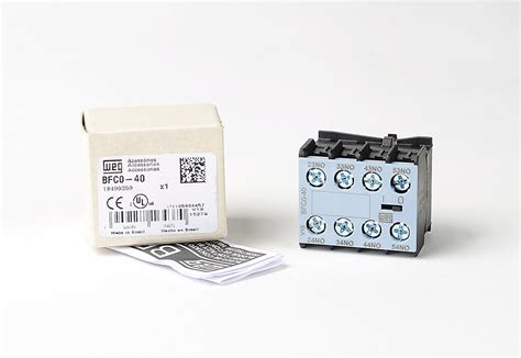 Auxiliary Contact: 10A @ 240 VAC (PN# BFC0-40) | AutomationDirect