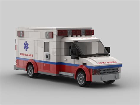 Lego Moc 249459 Ambulance By Jidbrickcreations Rebrickable Build