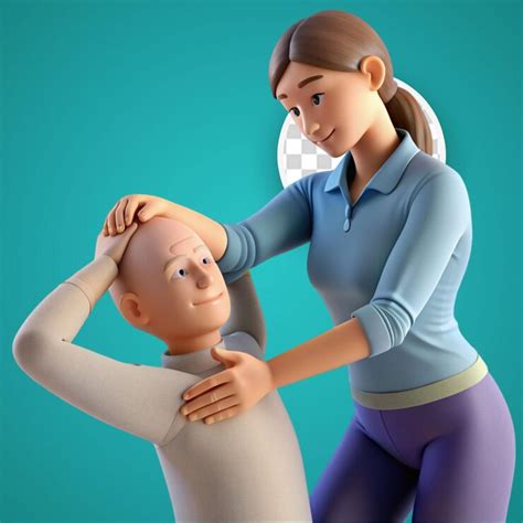 Premium Psd Woman Having A Physiotherapy Session At A Clinic