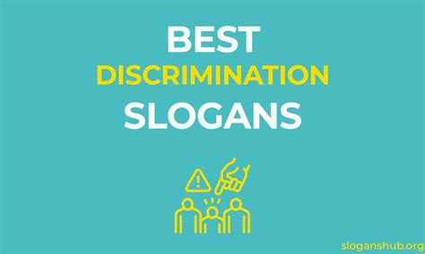 290 Best Discrimination Slogans And Zero Discrimination Day Slogan