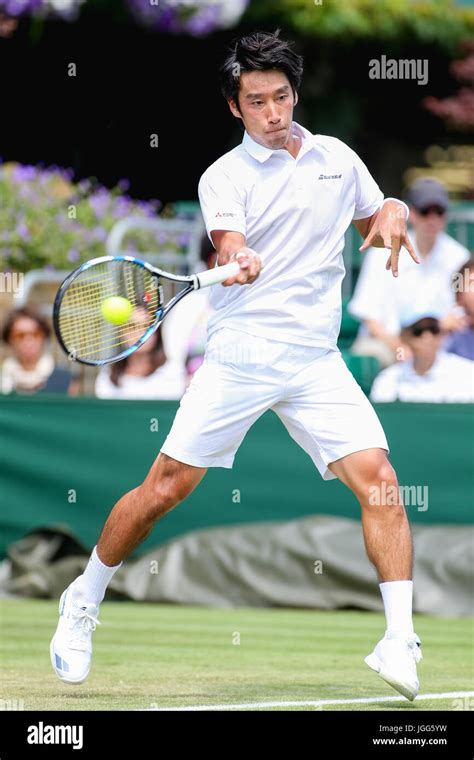 London Uk 6th July 2017 Yuichi Sugita Jpn Tennis Yuichi Sugita