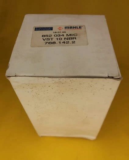 Elemento Filtro Industrial Mahle 852034 Mic Vst 10 Proativo Parts