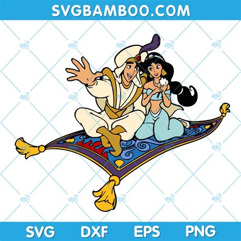 Aladdin And Jasmine On Carpet