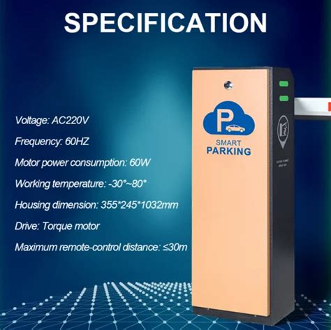 Car Smart Parking System Automatic Boom Barrier Access Control Barrier Gate Parking Barrier