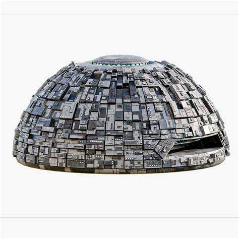 Sci Fi Base Semisphere Sphere Hemisphere Model Turbosquid 2072473