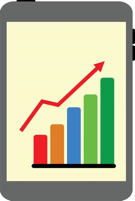 Isometric Graphic Analysis Tablet Tab Illustrations Smartphone