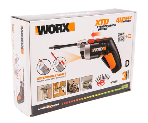 Отвертка аккумуляторная WORX WX252 4V XTD + ЗУ+ Набор бит (10шт) – Worx ...