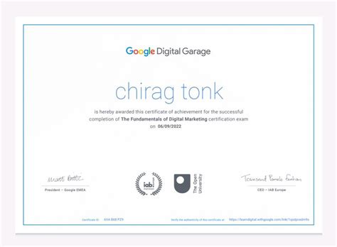 Chirag Tonk On Linkedin I Am Happy To Share That I Have Successfully