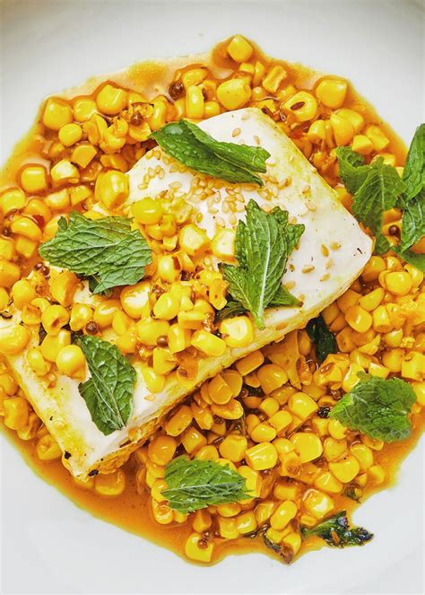 Saucy Spiced Cod With Corn Recipe Cart Recipe Cart