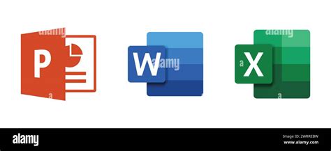 microsoft powerpoint microsoft excel microsoft word vector brand