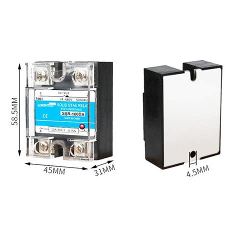 ssr 100da 100 amps dc to ac single phase solid state relay