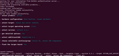 Command Line Install Nvidia Sdk Manager Documentation