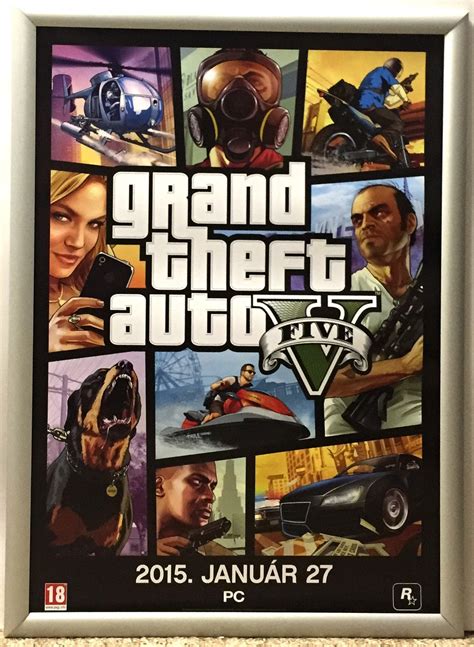 Grand Theft Auto V Gta 5 A2 Promotional Poster 1 The Poster Hut