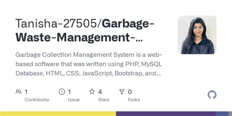 Github Tanisha Garbage Waste Management System Garbage Collection Management System Is