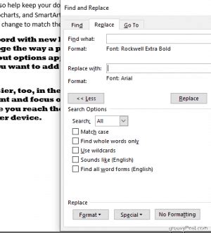 How To Find And Replace Formatting In Microsoft Word And Excel