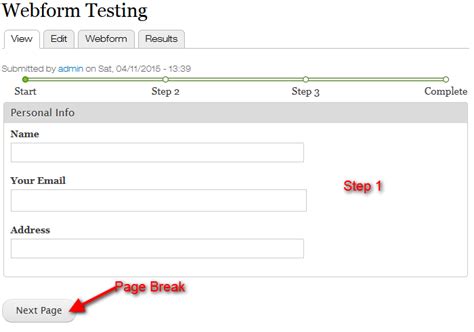 Multi Step Form With Webform Douce Infotech Private Limited