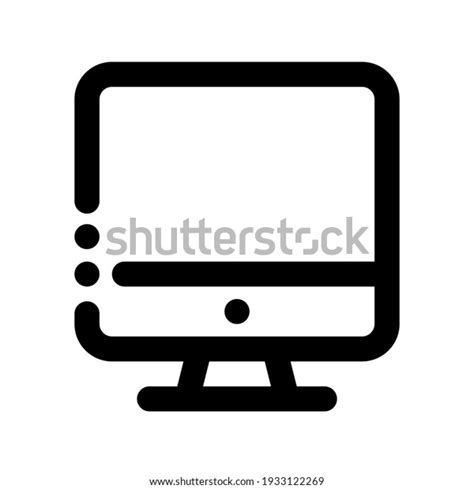 Computer Icon Outline Style Stock Vector Royalty Free 1933122269