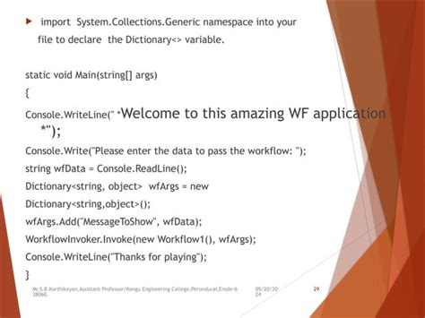 windows workflow foundation in framework ppt