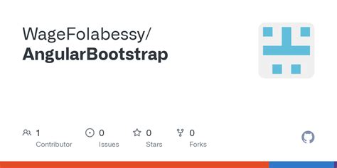 Github Wagefolabessyangularbootstrap
