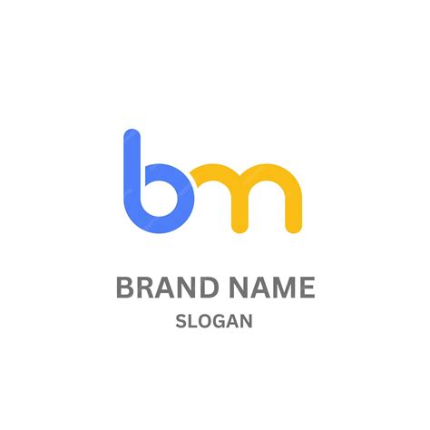 Premium Vector Bm420 Letter Bm Logo Design