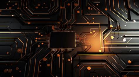 Premium Ai Image Circuit Board Background Computer Hardware Board