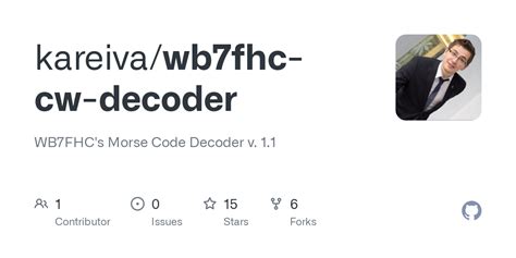 GitHub Kareiva Wb7fhc Cw Decoder WB7FHC S Morse Code Decoder V 1 1