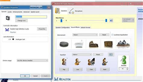 Enhncements Tab Missing From Sound Realtek Properties Windows Forums