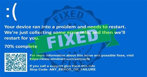 Fix Your PC Ran Into A Problem And Needs To Restart Stuck At Step By Step Computereach