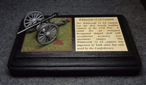 12 Lb Whitworth Breech Loading Cannon Desktop Display 1810999561